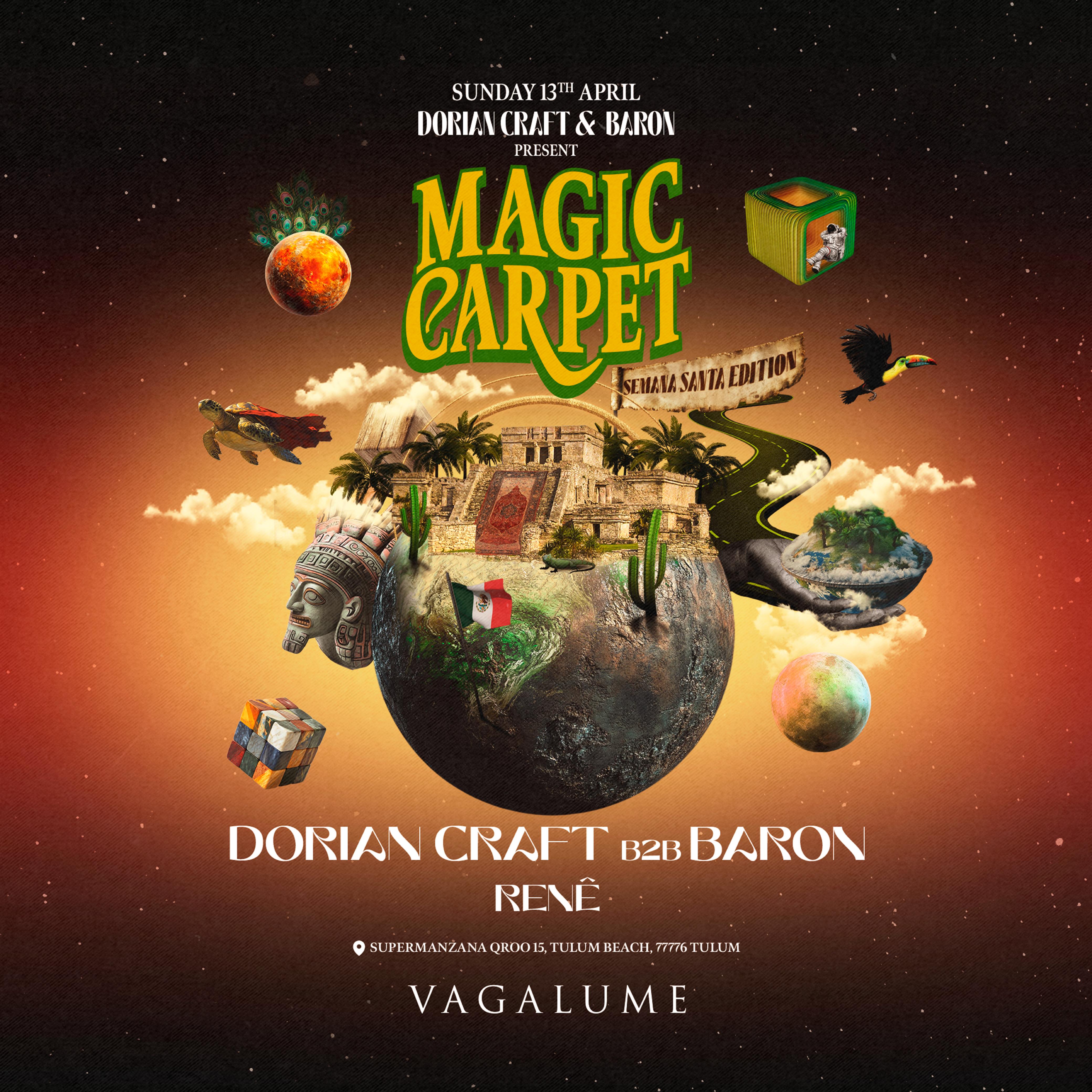 MAGIC CARPET's Tickets | Tulum | Vagalume Tulum - Ticket Fairy