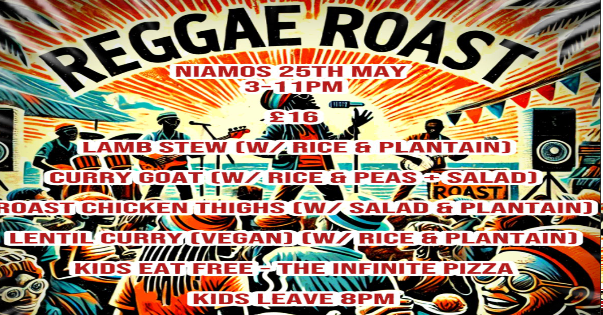 Mary's Reggae Roast Tickets | Manchester | Niamos Radical Arts & Centre ...