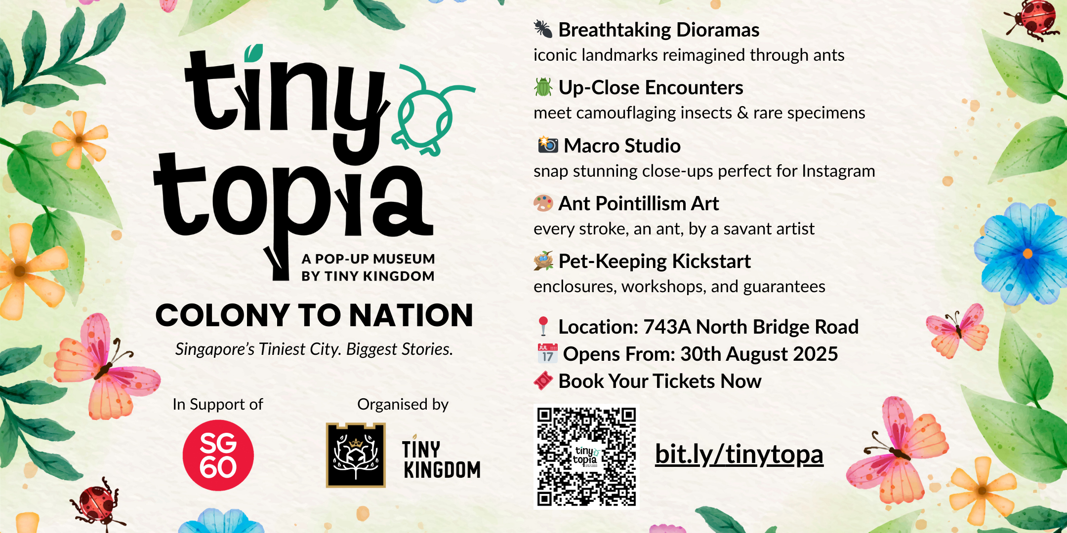 TinyTopia: Colony To Nation (Pre-Launch Tickets) Tickets | Singapore | 743 N Bridge Rd - Ticket ...