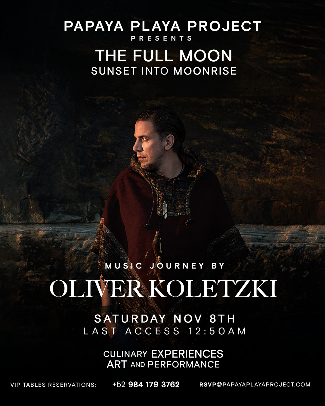 PPP Presents - THE FULL MOON - Oliver Koletzki's Tickets | Tulum ...