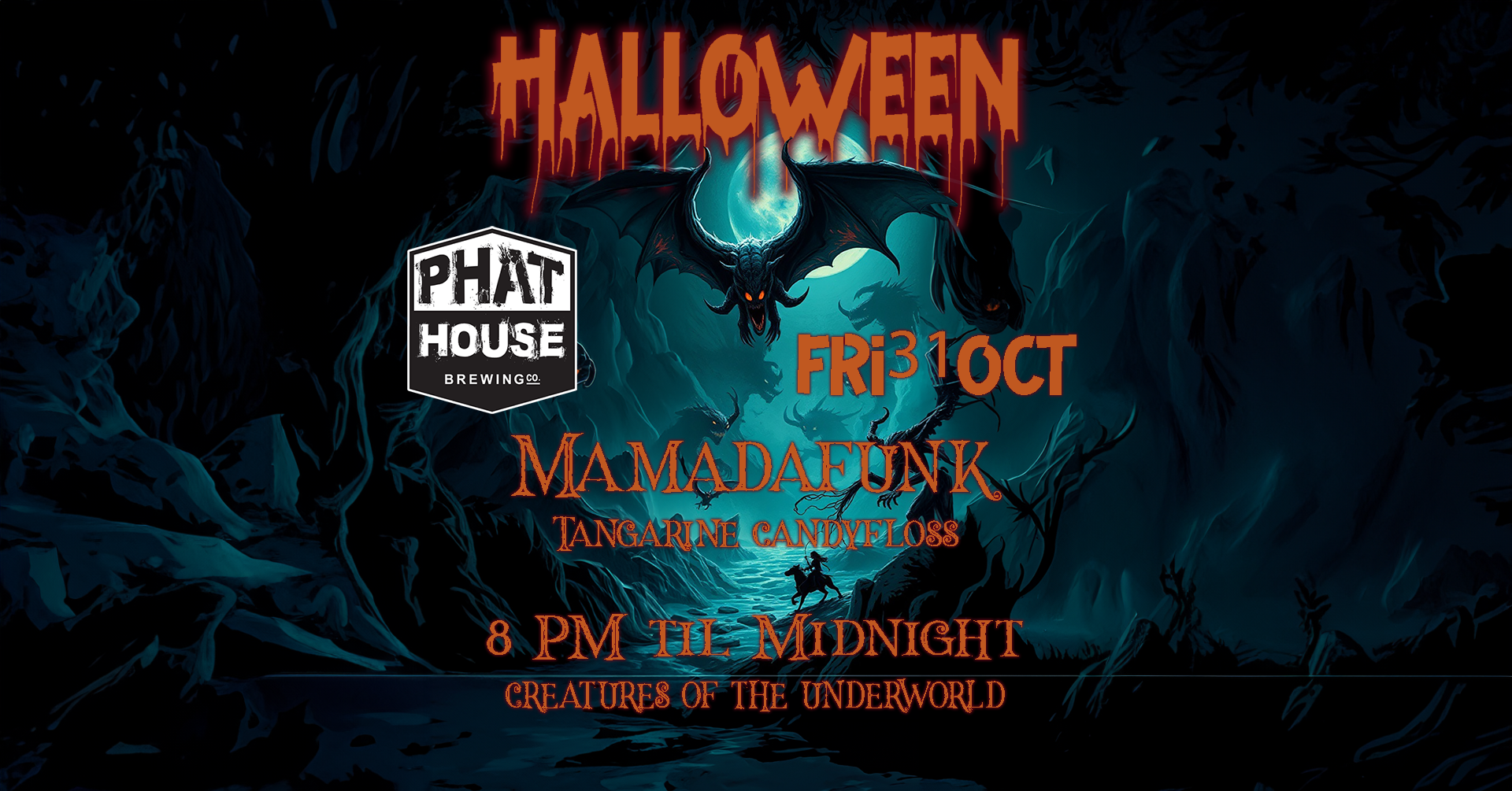 Halloween Party - Creatures Of The Underworld's Tickets | Haruru ...
