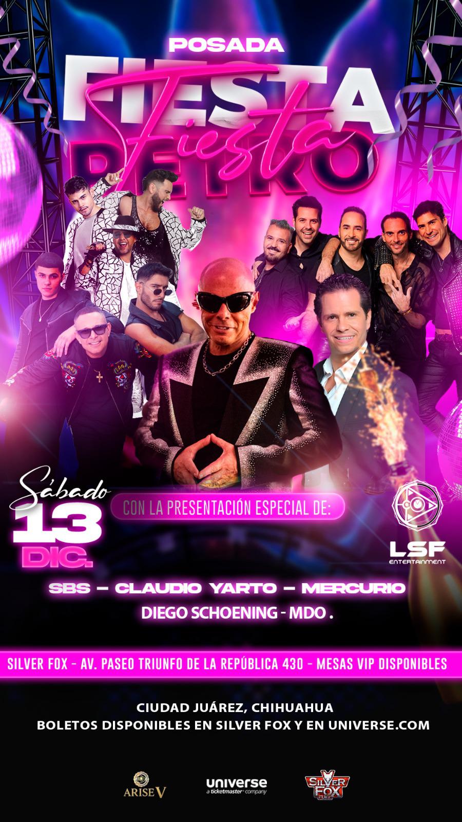 Posada Retro PoP Íconos's Tickets | Juárez | Silver Fox Classic ...