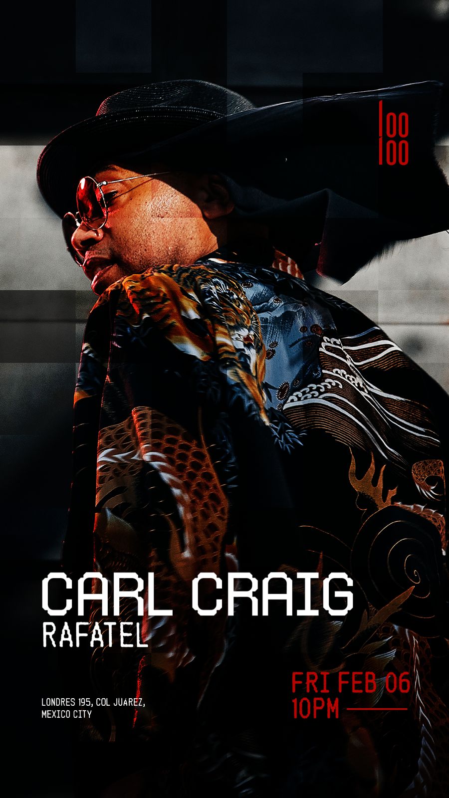 Carl Craig's Tickets | Juárez | LooLoo Studio - Ticket Fairy