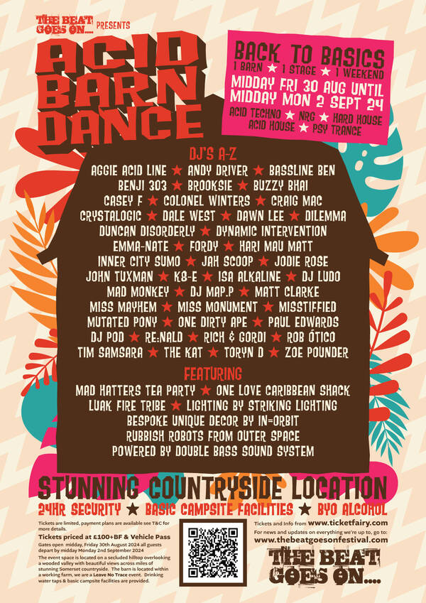 ACID BARN DANCE Tickets | Somerset - The Ticket Fairy