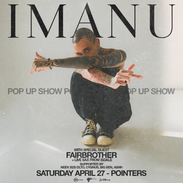 Pop Up: Imanu (EU) Tickets | Auckland | Pointers - Ticket Fairy