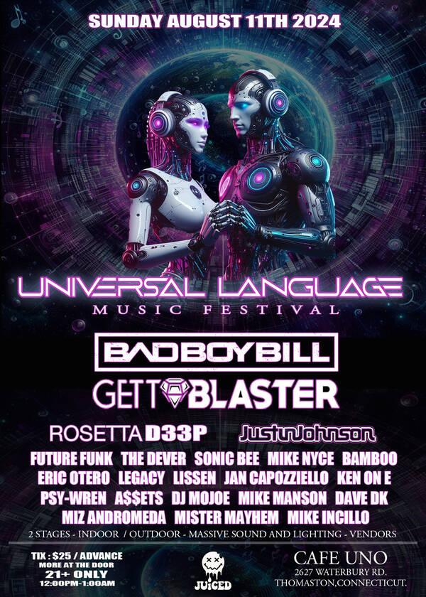 Universal Language Music Festival Tickets | Thomaston | Cafe Uno - The ...