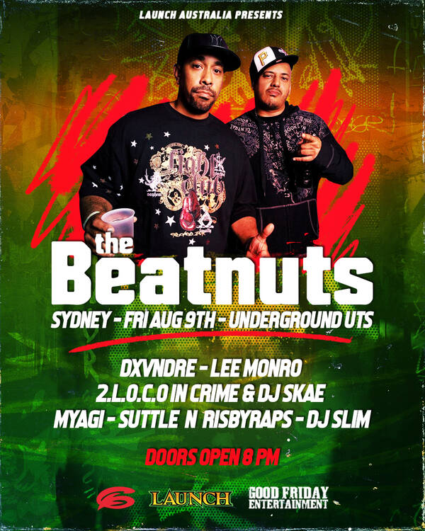 The Beatnuts Sydney Tickets | Ultimo | The Underground UTS - Ticket Fairy
