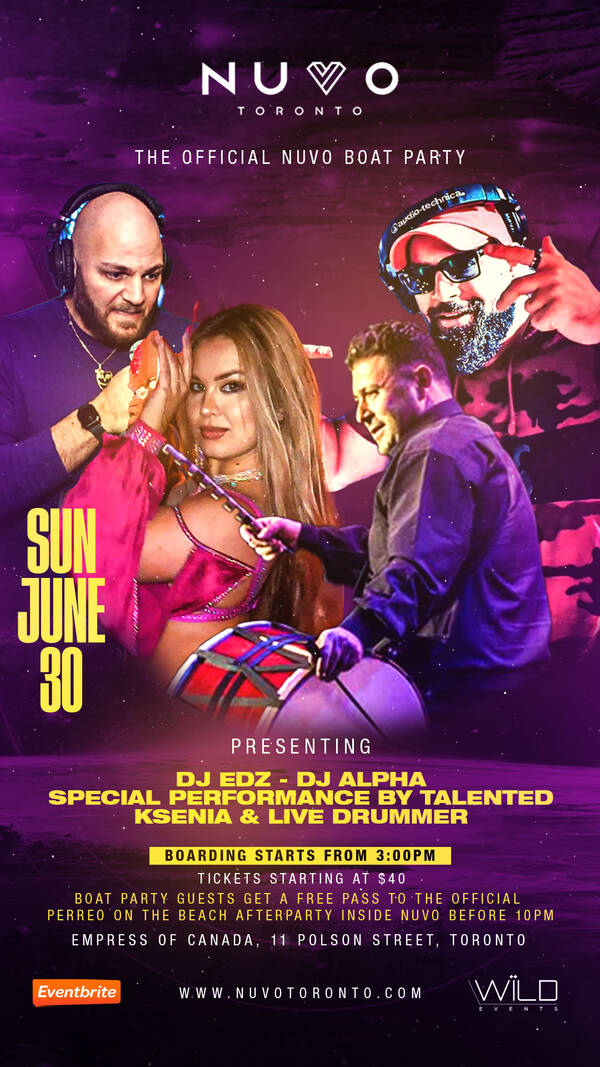 Nuvo Boat Party's Tickets | Toronto | 11 Polson St - Ticket Fairy