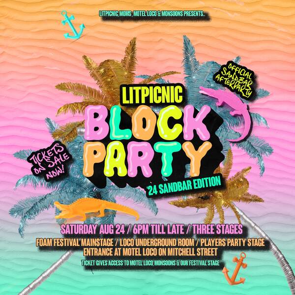 Lit Picnic Block Party 3.0 Tickets | Darwin City | Motel Loco - Ticket ...