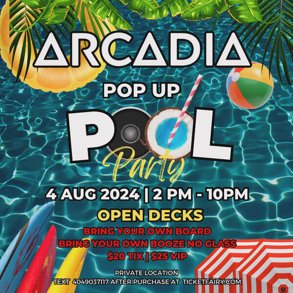 Pop Up Pool Party Tickets | Atlanta - Ticket Fairy