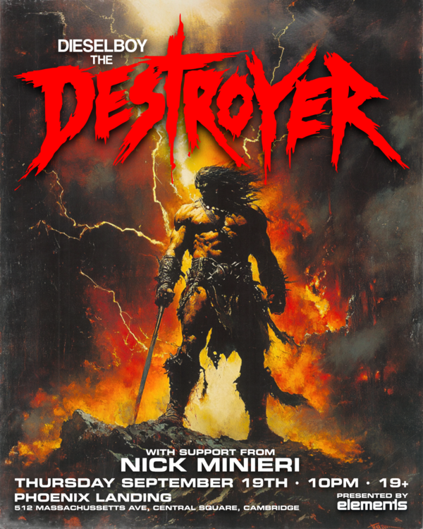 DIESELBOY at elements Tickets | Cambridge | The Phoenix Landing ...