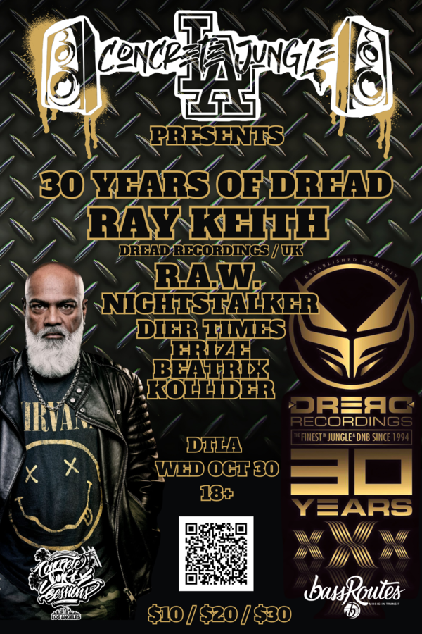 Ray Keith Dread Recordings UK 30 Year Anniversary Tickets | Los Angeles ...