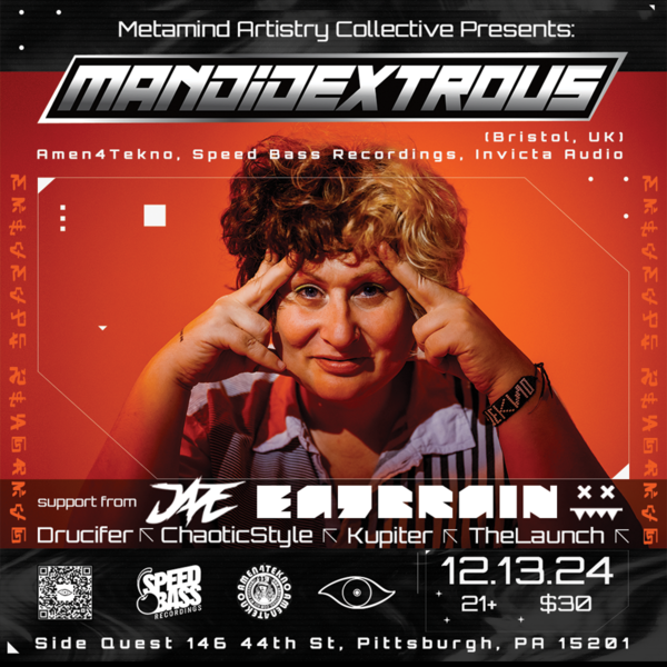 Metamind Presents: Mandidextrous @ Side Quest Tickets | Pittsburgh ...