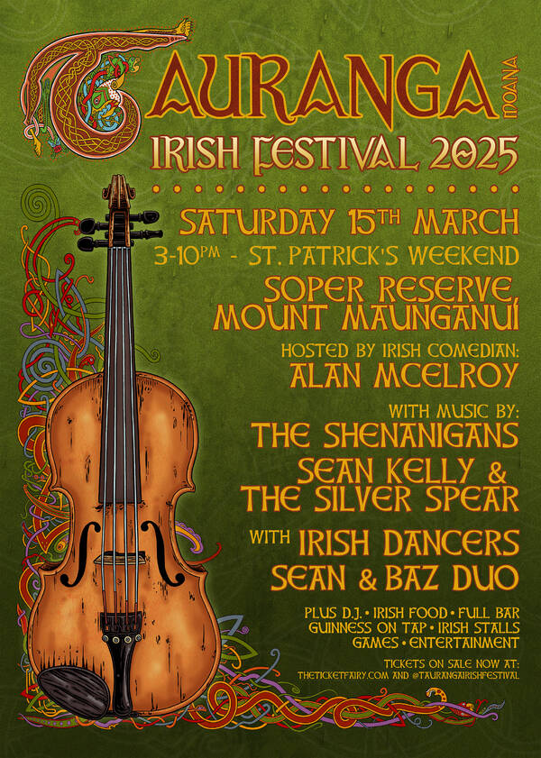Tauranga Irish Festival Tickets | Mount Maunganui | Soper Reserve ...