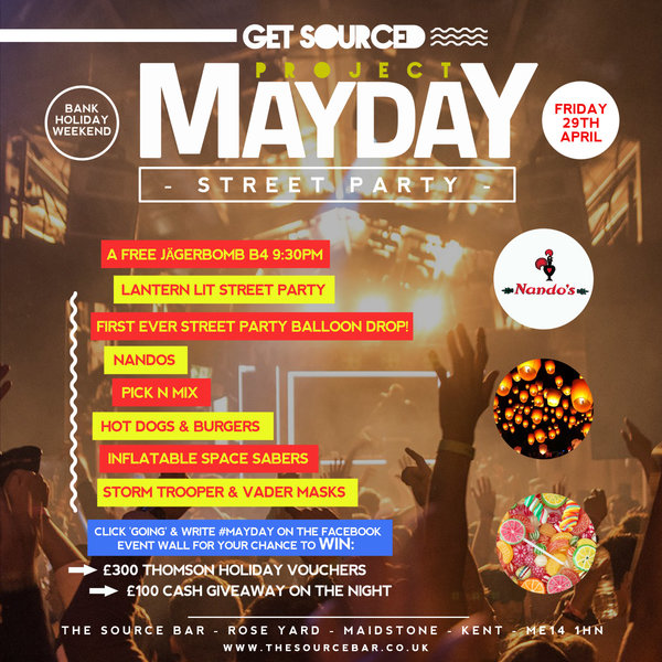Project Mayday Tickets | Maidstone | The Source - Ticket Fairy