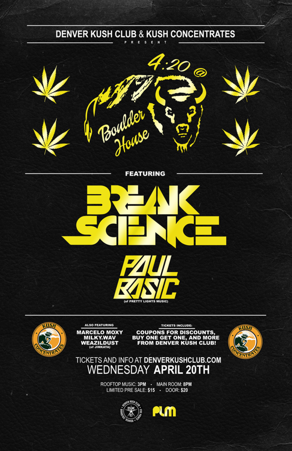 Denver Kush Club & Kush Concentrates Present 4:20 Tickets | Boulder ...
