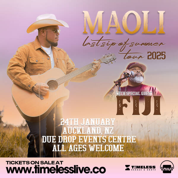 ‍MAOLI: LAST SIP OF SUMMER TOUR | PUKEKOHE Tickets | Pukekohe ...