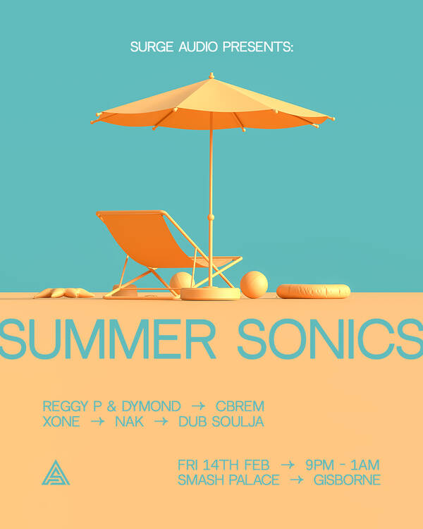 Surge Audio Presents: Summer Sonics's Tickets | Gisborne | Smash Palace ...