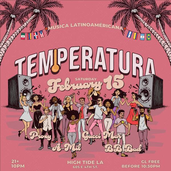 Temperatura Tickets | Los Angeles | High Tide - Ticket Fairy