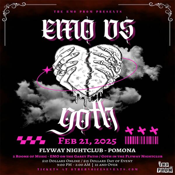 THE EMO PROM Fri Feb 21 @ Flyway Pomona Tickets | Pomona | Flyway ...