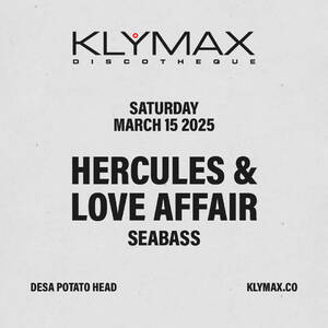 Hercules & Love Affair + Seabass Tickets | Seminyak | Klymax Discotheque - Ticket Fairy
