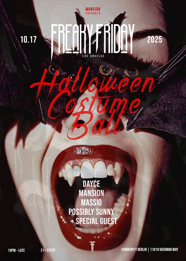 FREAKY FRIDAY: A HALLOWEEN COSTUME BALL Tickets | Los Angeles ...