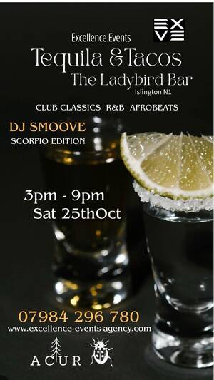 Tequila & Tacos @ The Ladybird Bar's Tickets | London | The Ladybird ...