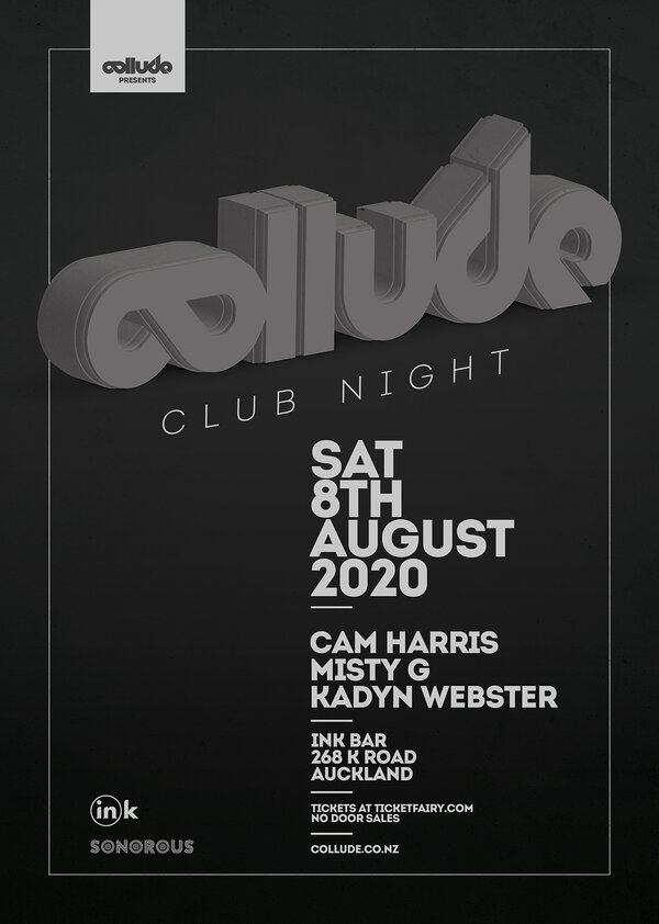 Collude Club Night | Ink Bar Tickets | Auckland | Ink Bar - Ticket Fairy