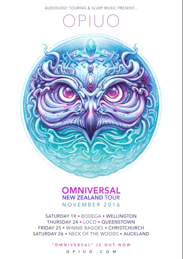 OPIUO - Auckland Tickets | Auckland | Neck Of The Woods - The Ticket Fairy