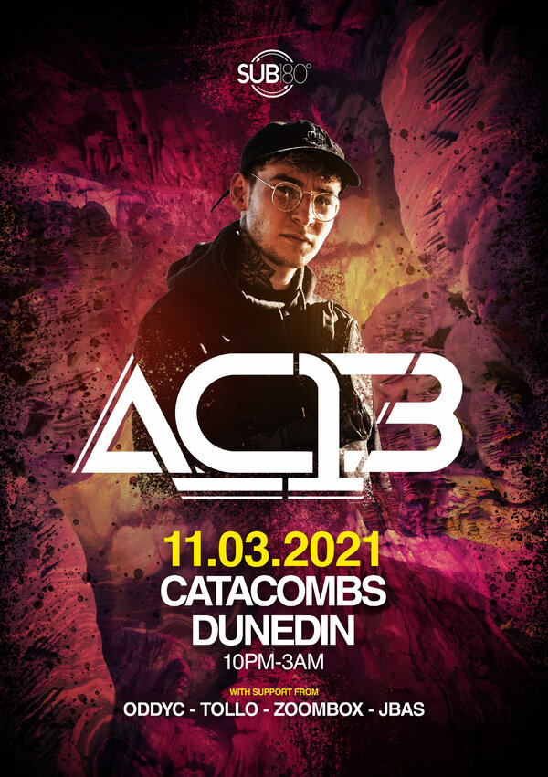 AC13 (UK) - Dunedin's Tickets | Dunedin Central | Catacombs Nightclub ...