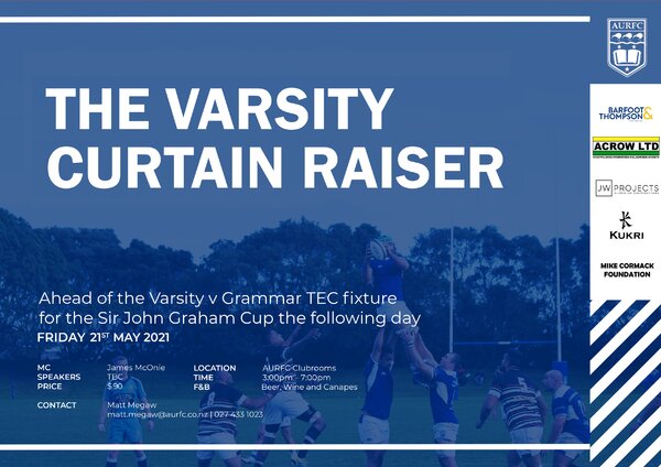 The Varsity Curtain Raiser Tickets | St Johns | Auckland University ...