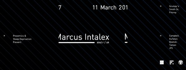 Marcus Intalex (Soul:r, Metalheadz / UK) Tickets | Melbourne | Grumpy's ...