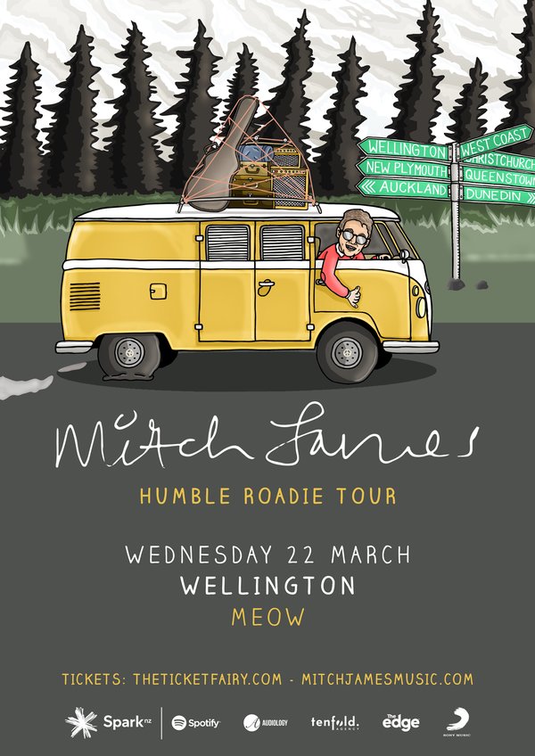 Mitch James - Humble Roadie Tour (Wellington) Tickets | Wellington ...