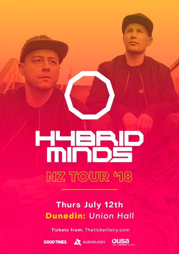 Hybrid Minds - Dunedin's Tickets | Dunedin | Union Hall - Ticket Fairy