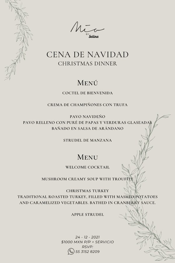 MIA TULUM CHRISTMAS DINNER Tickets | Tulum | Mía Restaurant & Beach ...