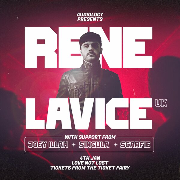 Rene LaVice (UK) | Wellington Tickets | Wellington | Love Not Lost ...