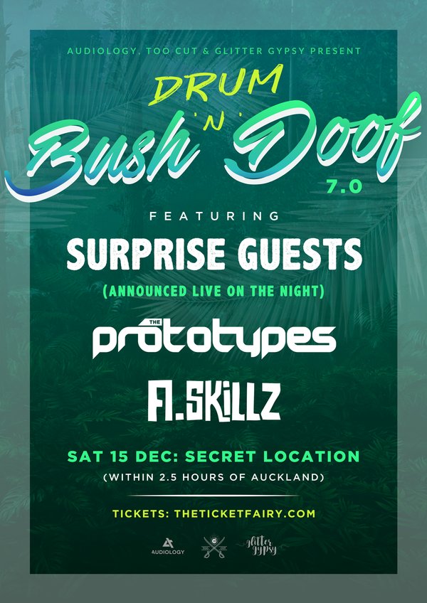 Drum ‘N' Bush Doof 7.0 Tickets | | Secret Location - Ticket Fairy
