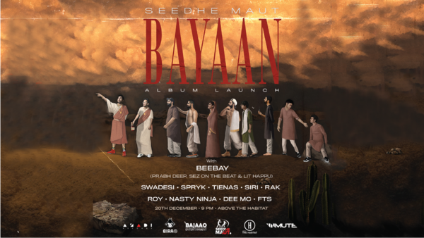 'Bayaan' Album Launch Party | Seedhe Maut | Mumbai Tickets | Mumbai ...