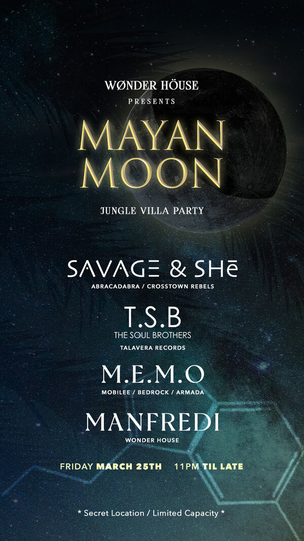 Mayan Moon Tickets | Tulum | Secret Location - The Ticket Fairy