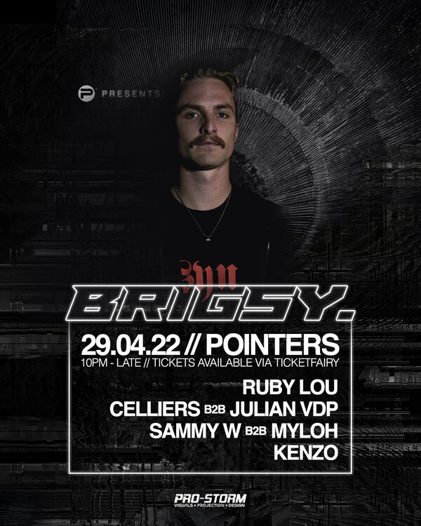 Pointers Presents: BRIGSY. Tickets | Auckland | Pointers Bar & Grill ...