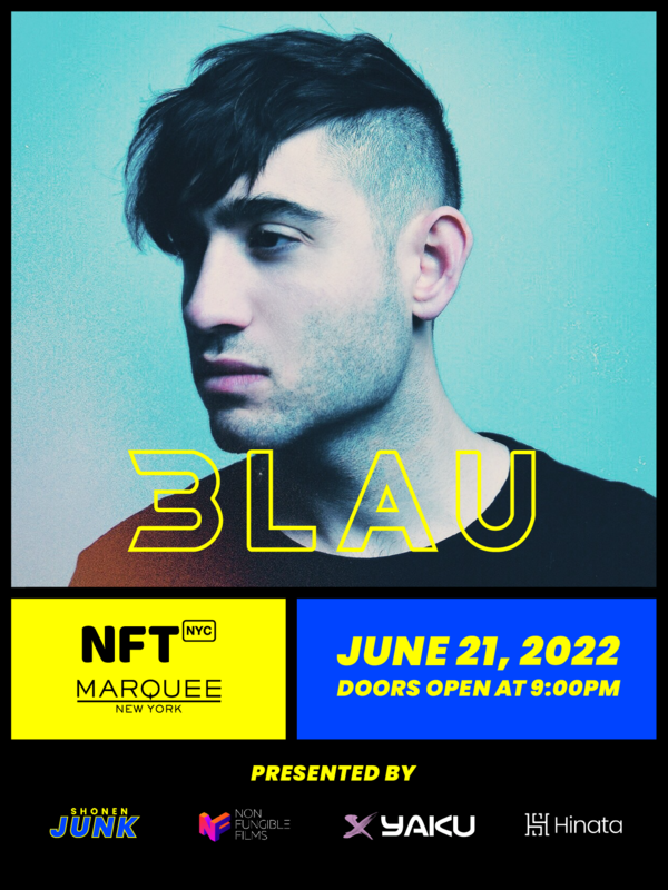 Shonen Junk NFT NYC - 3LAU Tickets | New York | Marquee New York ...