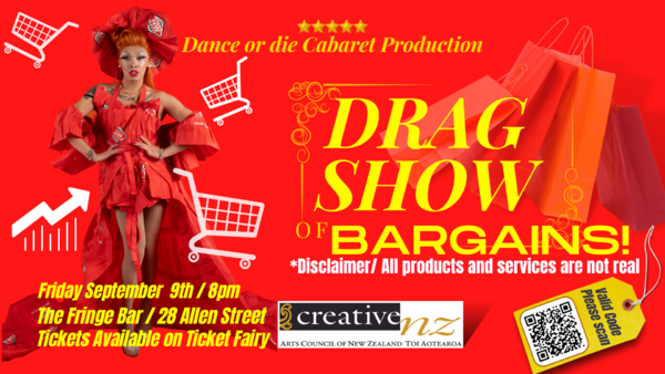 Drag Show of Bargains!'s Tickets | Wellington | The Fringe Bar - Ticket ...