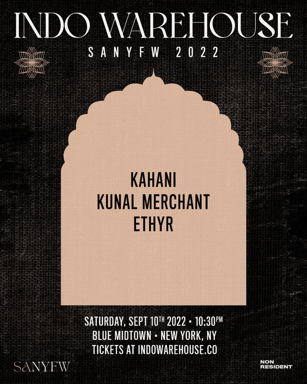 Indo Warehouse: SANYFW 2022 Tickets | New York | Blue Midtown - Ticket ...