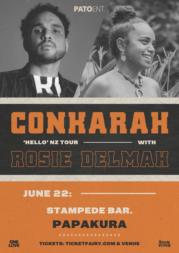 CONKARAH & ROSIE - Papakura's Tickets | Papakura | Stampede Restaurant ...