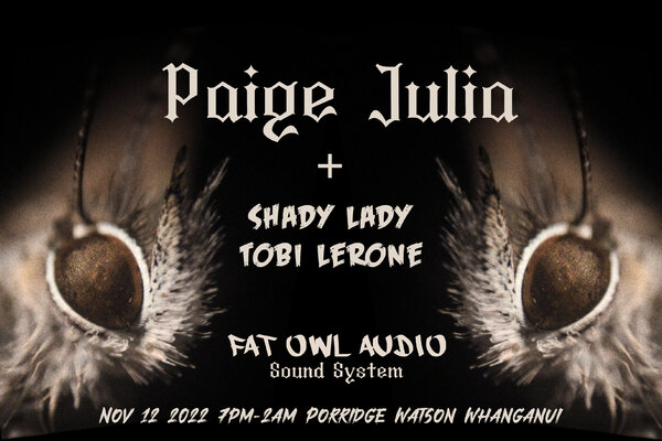 Paige Julia @ Porridge Watson, Whanganui Tickets | Whanganui | Porridge ...
