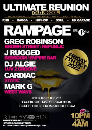 Ulitmate Reunion's Tickets | Sheffield | Network - Ticket Fairy