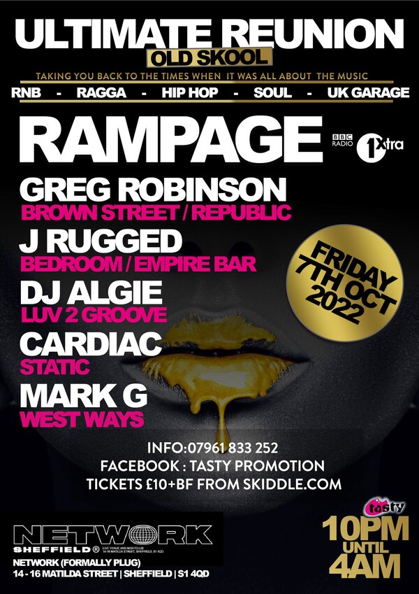 Ulitmate Reunion's Tickets | Sheffield | Network - Ticket Fairy