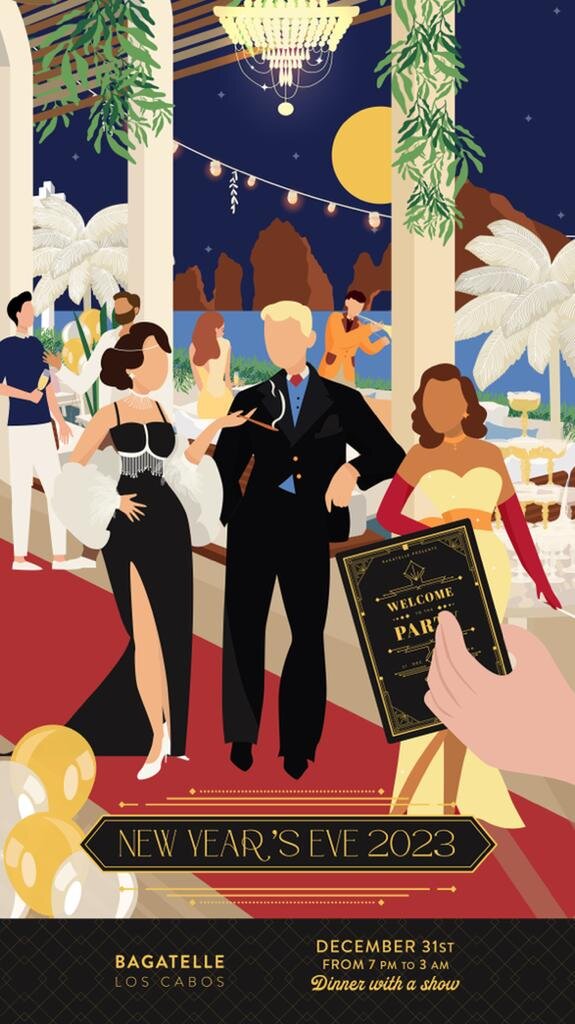 New Year's Eve 2023 @ Bagatelle Los Cabos's Tickets | Cabo San Lucas ...