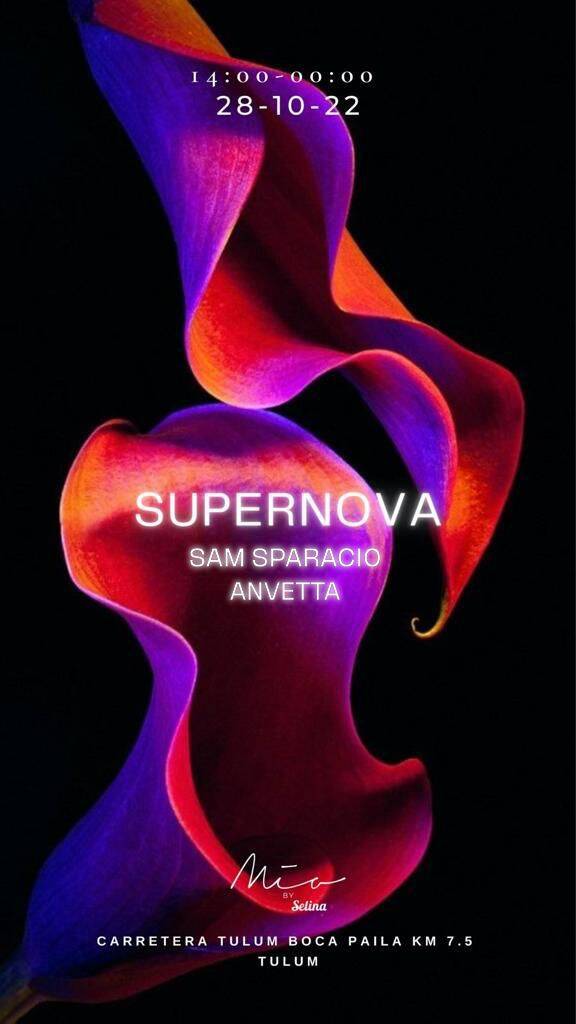 SUPERNOVA @MIA TULUM Tickets | Tulum | Mía Restaurant & Beach Club ...
