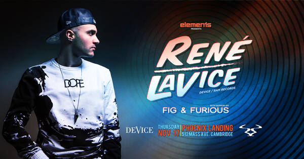 elements w/ Rene LaVice (DeVice | RAM) UK's Tickets | Cambridge | The ...